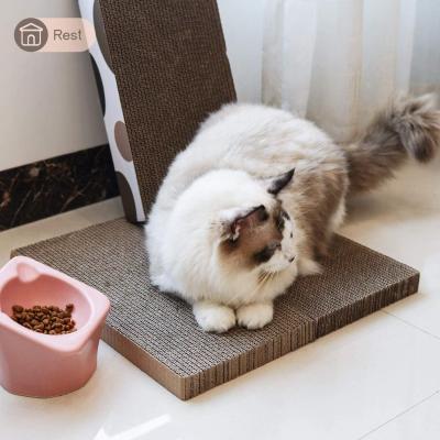 中国 リバーシブルの長方形拡張できる2パックは板を演じている傷のボール紙猫を波形を付けた 販売のため