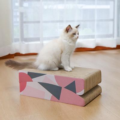 Cina Scratch proteggente Boardboard Cat Scratch Paperboard ondulata pieghevole di Funiture in vendita