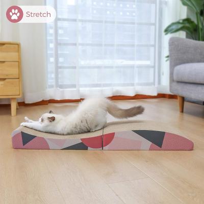 Cina Scratch proteggente Boardboard Cat Scratch Paperboard ondulata pieghevole di Funiture in vendita