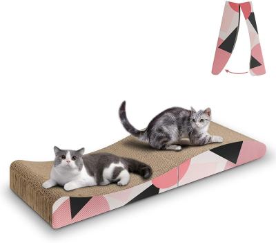 Cina Scratch proteggente Boardboard Cat Scratch Paperboard ondulata pieghevole di Funiture in vendita