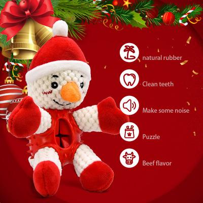Cina Interactive Chew Stuffed Food Toys Sturdy Squeaky Puzzle Feeders Food Leakage Toys For Pets in vendita