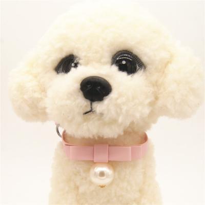 China 2021 de Nieuwe Arrivel-van het de Douanepatroon van de Diavlinderdas Hond Cat Bow Tie Collar van Logo No Pull Pu Te koop