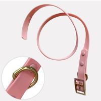 China Washable Dog Collars And Leashes Padded with Solid Pattern for sale