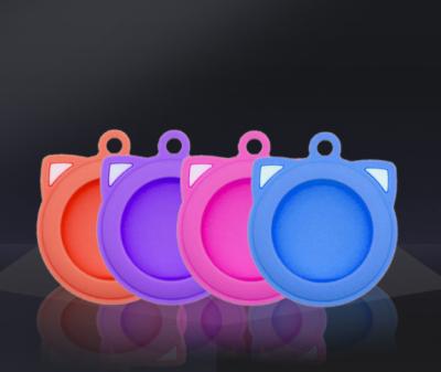 Cina Indicatore di posizione esclusivo della copertura del silicone dell'animale domestico, anti del rivestimento protettivo di Airtag del rivestimento protettivo del silicone perso in vendita