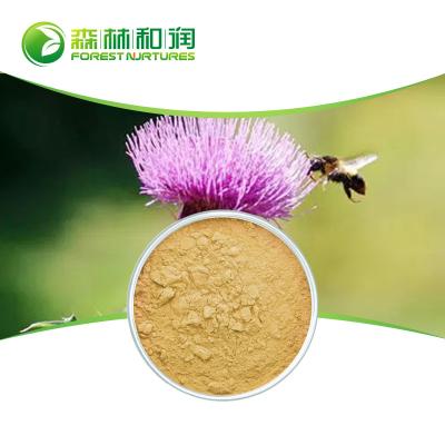 China Silymarin extracted powder by ethyl acetate HPLC 50% 1kg MOQ for sale