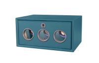 China Customizable Watch Winder Safe Box with Two-Tier Design, 3 Winders & <20 dB Silent Operation for sale