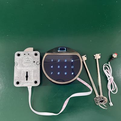 China By combining biometric fingerprint recognition with digital password input and mechanical backup, this fingerprint password safe lock delivers high security, ease of use, and a modern look for sale