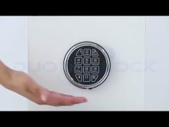 Bloqueio eletrônico de segurança para casa ou escritório Bloqueio eletrônico de segurança com bateria de 1 x 9V