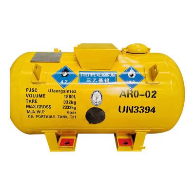 China CG1.1Y Alkyl Aluminum Pressure Container Safe Transport With 1421kg Payload Capacity for sale