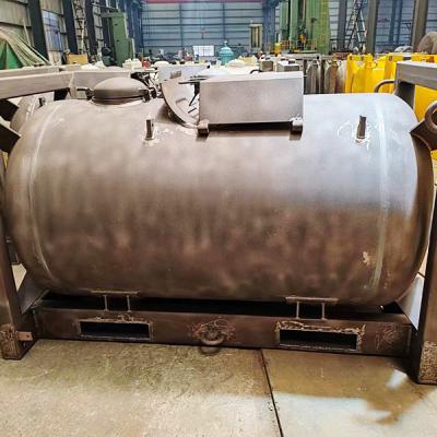 China Alkyl Aluminum Transport Tank Max Payload 1421Kg 10mm Steel Shell Safe Handling for sale
