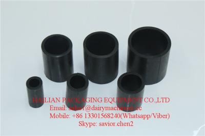 China Schwarzer Gummischlauch-gerades Verbindungsstück für Melkmaschine-Reserven zu verkaufen