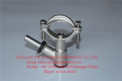 China Melkmaschine zerteilt Edelstahl-Rohrschelle, Melkmaschine-Reserven zu verkaufen