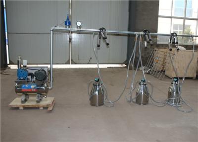 China HL-JN10 Dairy Cow Farm Three Bucket Milking Machine with 25L Milking Bucket for sale