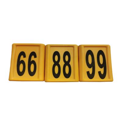 China Livestock Management Waterproof EVA Cow Collar Number Set With Digital Coding for sale