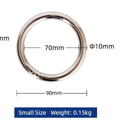 Cina 90 mm di diametro Alta resistenza Anello del naso del toro in metallo 10 mm Grossezza e affidabilità in vendita