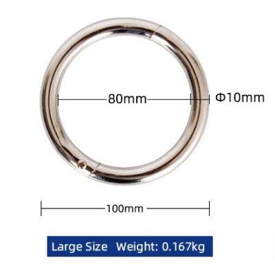 Cina Anello del naso del toro di 10 mm di grossolanezza con acciaio al carbonio resistente e cromatura in vendita