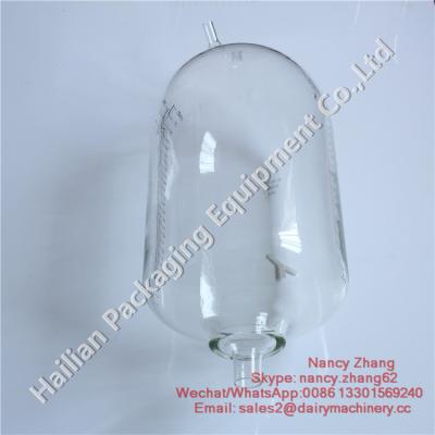 중국 28L 이란형 유리 우유 계측기 밀크실에서 우유를 수집하고 측정하기 위해 판매용