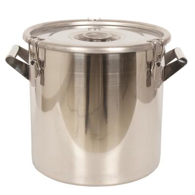 중국 21L 스테인리스 스틸 원형 드럼 밀폐 링 - 뚜껑에 신선 보관을 위한 안전한 밀봉 판매용