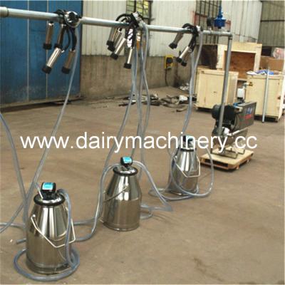 China HL-JN10 Portable Cow Milking Machine with 25L Stainless Bucket and Customizable Voltage for Easy Operation for sale