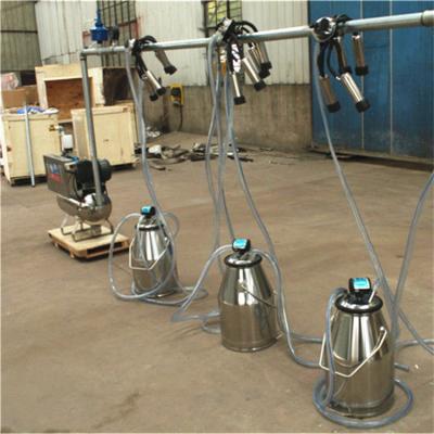 China Mobile Milking Machine with 25 Litre Milk Bucket for 40-50 Cows and 5-6 Min/Cow Milking Time for sale