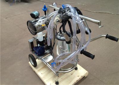 China Portable Electric Single Mobile Milking Machine With 50Kpa Vacuum Degree for sale