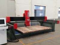 China 5 Axis Bridge Cutting Machine Rotate 360 Degrees 45 Degrees Chamfer  CNC Machines for sale