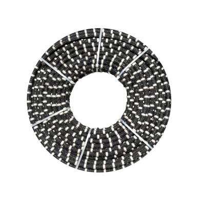 Cina la corda della cava 11.5mm della pietra del marmo di 50m Diamond Cutting Wire Saw Granite che taglia 40pcs borda /M in vendita