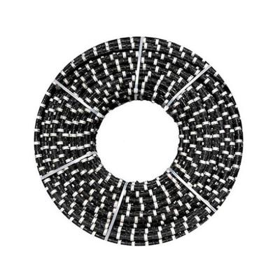 Cina la corda della cava 11.5mm della pietra del marmo di 50m Diamond Cutting Wire Saw Granite che taglia 40pcs borda /M in vendita