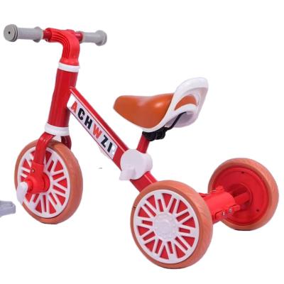 Cina 2021 3 easy in 1 available kids multifunctional three wheel children balance bicycle bike in vendita