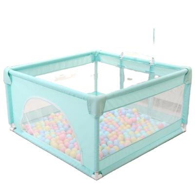 Cina New Design Baby Playpen Easy Folding Cute Plastic Fence With Toy Panels in vendita