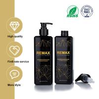 China 500ml Black Rectangle smooth with black pump for shampoo lotion bottle for sale