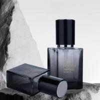 China Elegant 30ml Empty Foundation Bottle Black Gradient Semi Transparent for sale