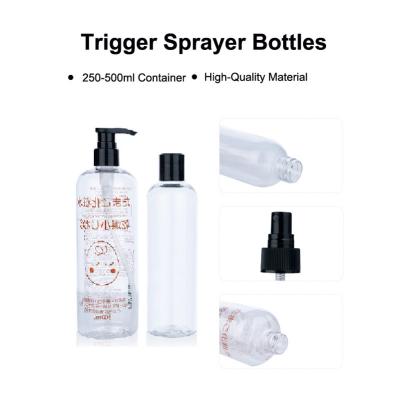 China Oem White Trigger Sprayer Bottles 500ml 300ml 200ml for sale