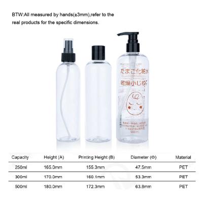 China Oem White Trigger Sprayer Bottles 500ml 300ml 200ml for sale