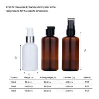 China 60ml 80ml Brown Plastic Trigger Sprayer Bottles for sale