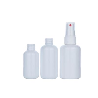 China 20ml 60ml 120ml Trigger Sprayer Bottles Plastic Clean White Bottle For Cosmetic for sale