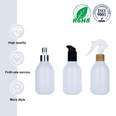 China White Trigger Sprayer Bottles With Bamboo Nozzles Spray Pump 60ml 120ml 225ml for sale