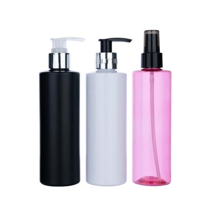 China Fine Mist Plastic Trigger Sprayer Bottles 250ml Sleek Black Opaque White for sale