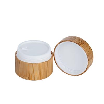 Cina 25 ml Bamboo Cream Jar Vuoto Alta Durabilità in vendita