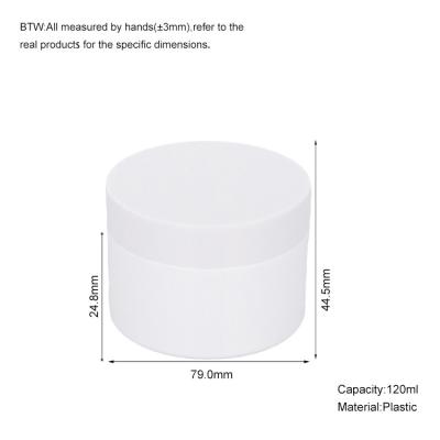 中国 120ml プラスチックの空きクリームボトル エレガント 同じ色の蓋 パーソナライズ 販売のため