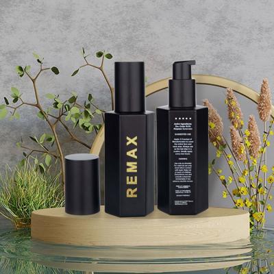 China 50 ml de vidro congelado vidro embalagem cosmética loção reciclada garrafas cosméticas hexagonais vidro à venda