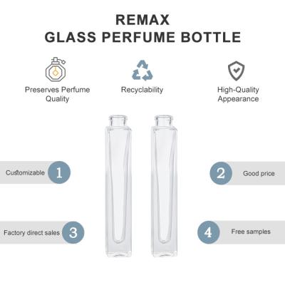 China 10 ml 20 ml Glasparfümflasche Transparent Kristallklar und undicht zu verkaufen