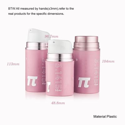Cina Imballaggio cosmetico senza aria personalizzabile 50 ml 75 ml Lozione con tappo in vendita