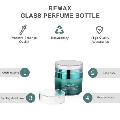 China 15ml 30ml 50ml Plastic Cream Jar Brightening Press Plastic  For Facial Treatment for sale