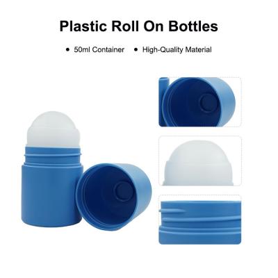 Cina 50 ml di plastico in bottiglia fantastico blu profondo per la cura del corpo in vendita