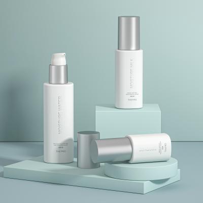 Cina Bottiglia di lozione di plastica con testa di pompa personalizzabile per la distribuzione personalizzata di prodotti per la cura della pelle in vendita