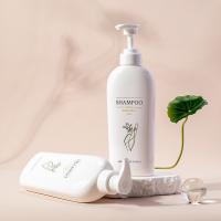 China 400ml cylindrical rectangle smooth with white pump for shampoo lotion bottle for sale