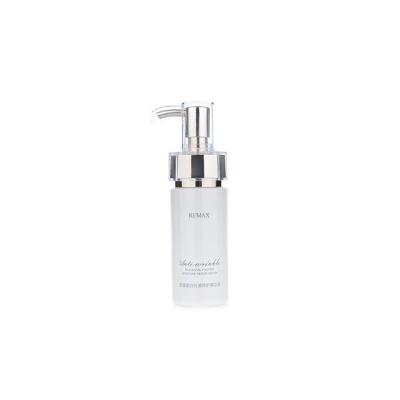 Cina 40 ml/120 ml/140 ml/50 g Vetro trasparente cilindrico liscio con pompa Golde per bottiglia di imballaggio cosmetico in vendita