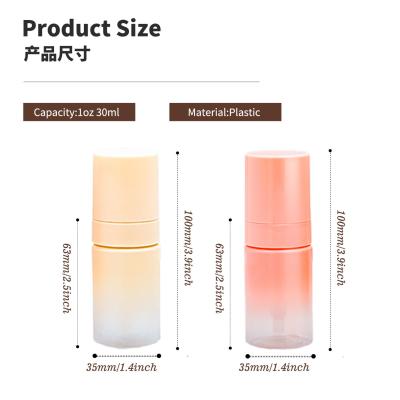Cina 2024 30ml Bottiglia di scarico di schiuma in PET a colori portatile a vendita calda Made in China in vendita
