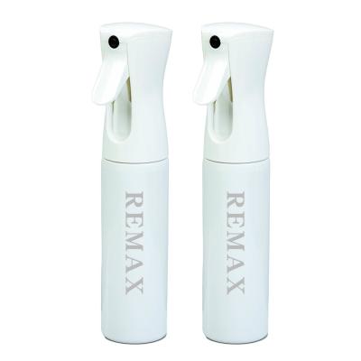 China 300ml PET Material Logo Customized Mist Spray Bottle Empty Plastic Bottle For Hair Protective Spray for sale